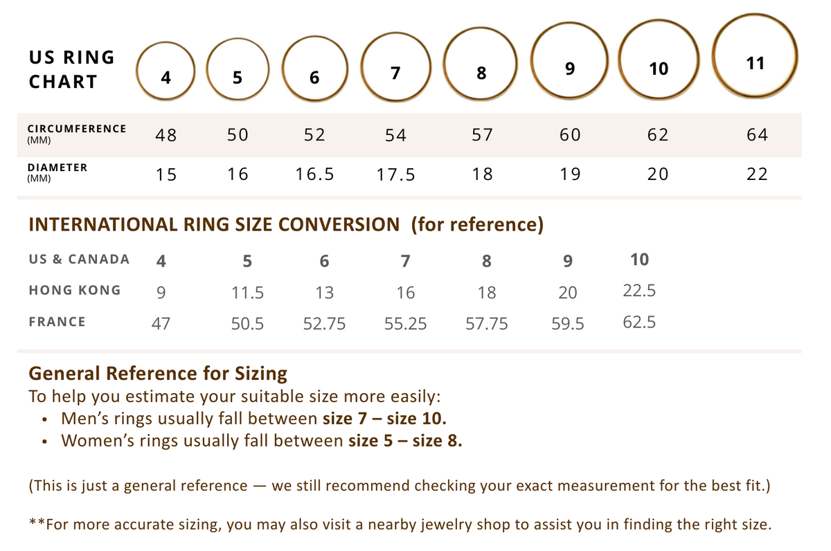 Ring | Sizing & Measuring Guides – MK JEWEL